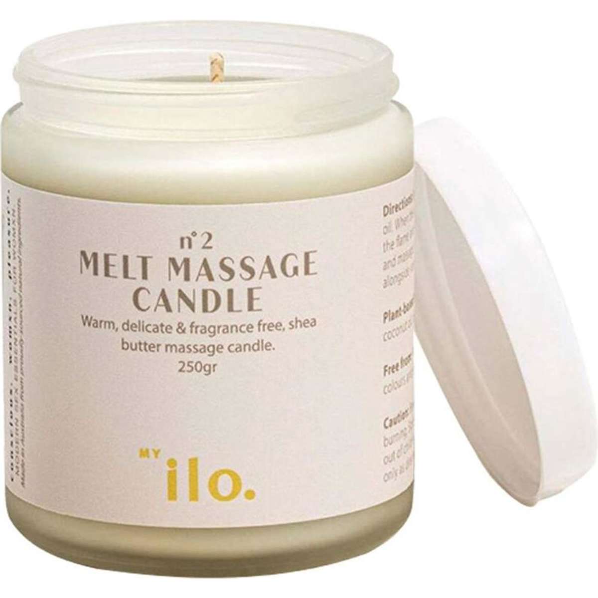 My ilo + Melt Massage Candle