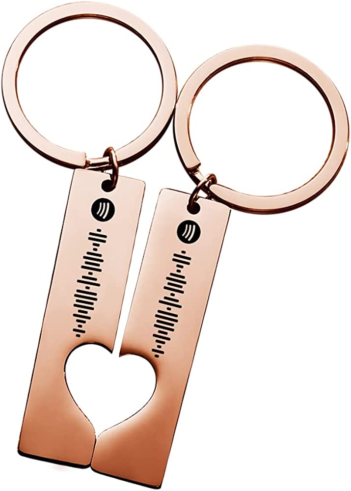 Smile lab + Personalized Music Spotify Code Keychain Smile lab + Personalized Music Spotify Code Keychain