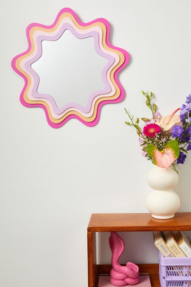 Typo + Shaped Wall Mirror