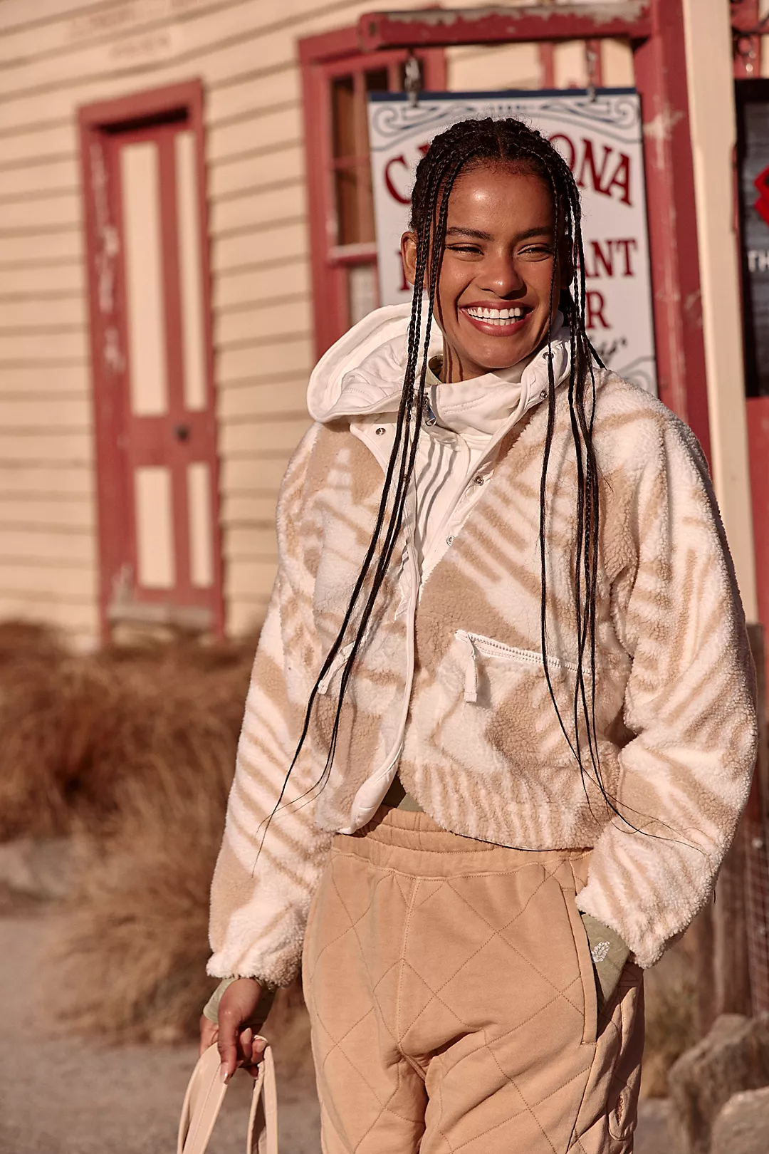 FP Movement | FP Movement + Hit The Slopes Printed Fleece Jacket