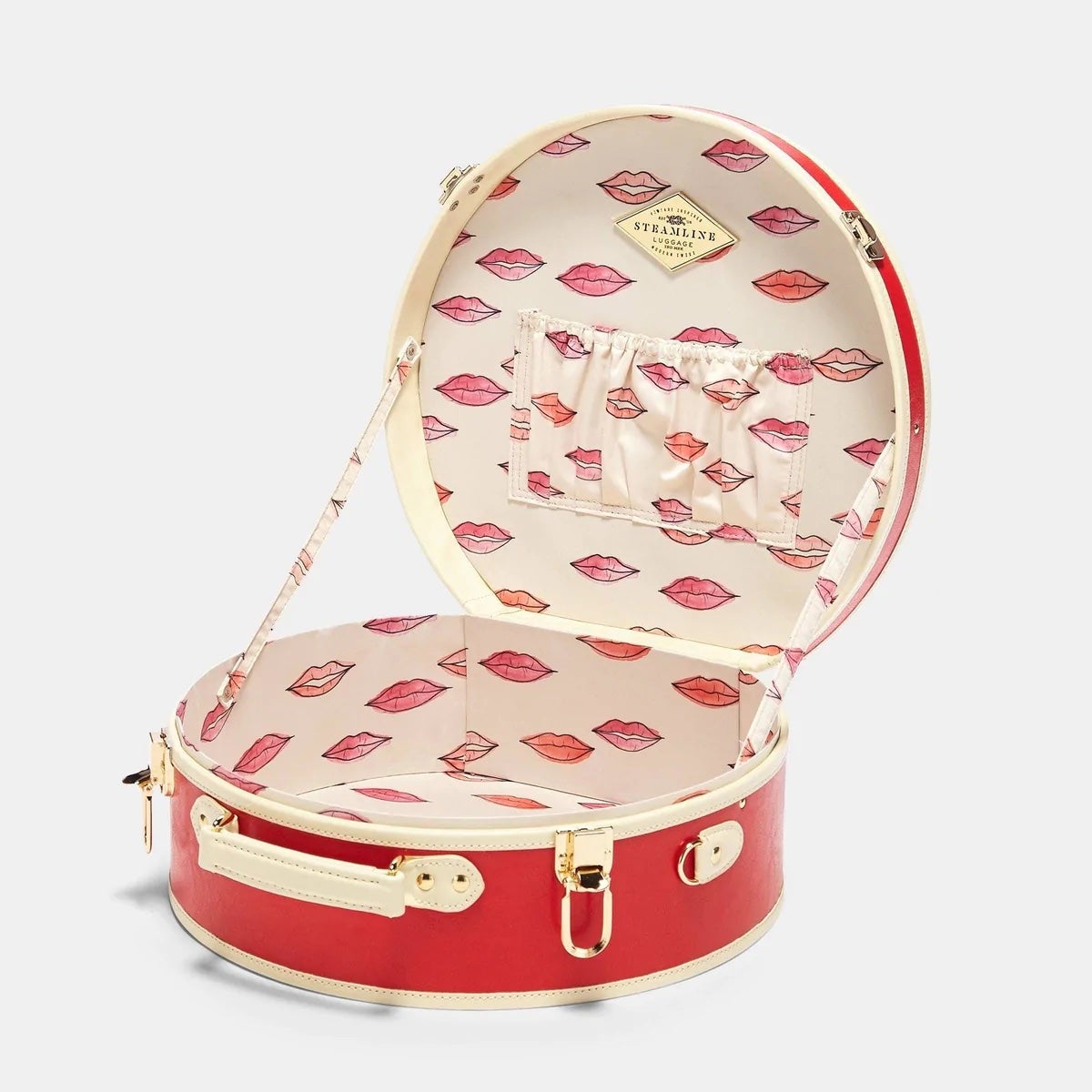 Steamline Luggage + The Entrepreneur Lip Print Hat Box Deluxe