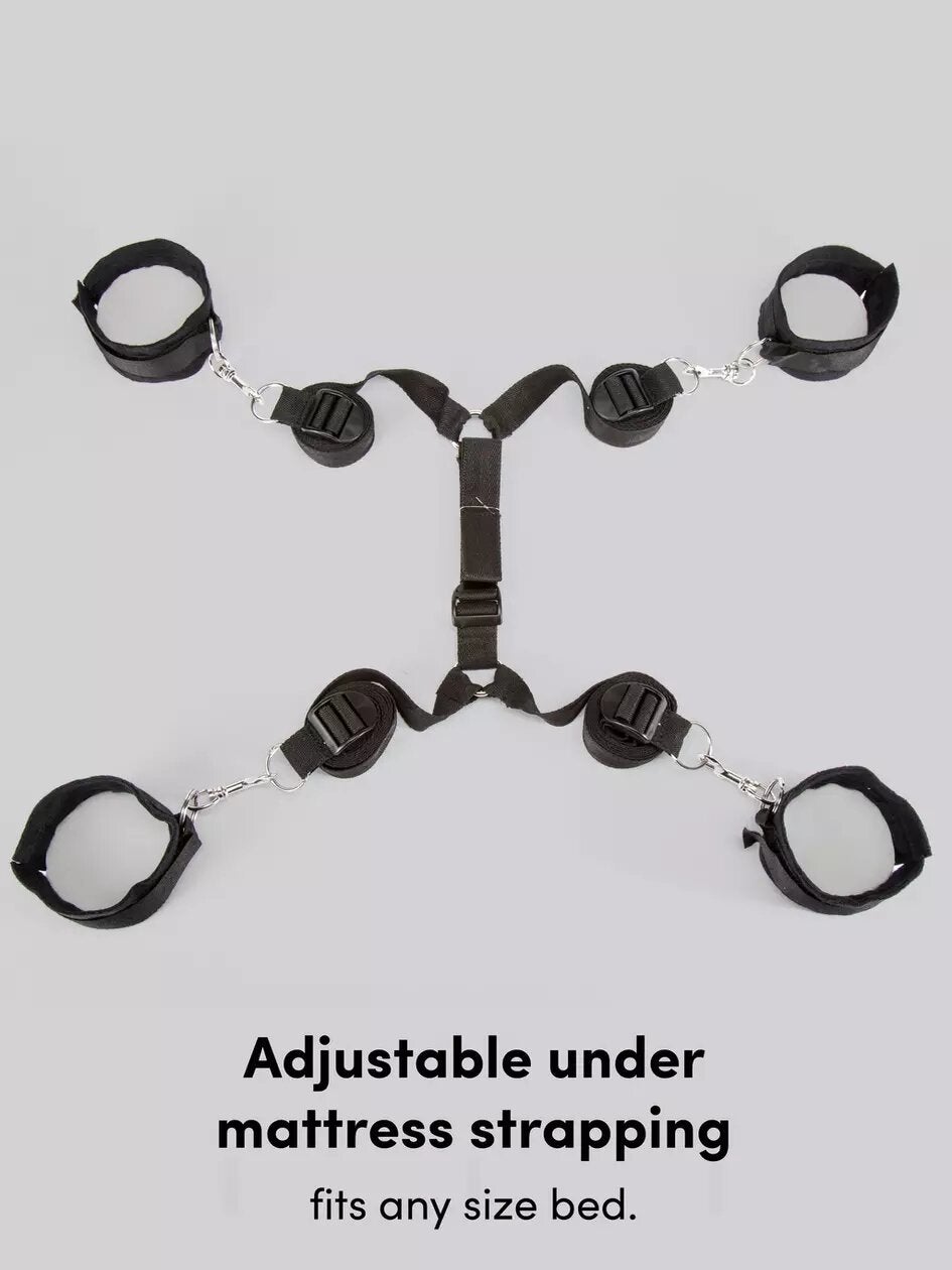 Bondage Boutique + Bound to Please Black Under Mattress Restraint