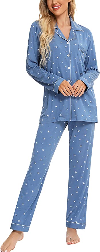 Leikar + Button Up Pajama Set