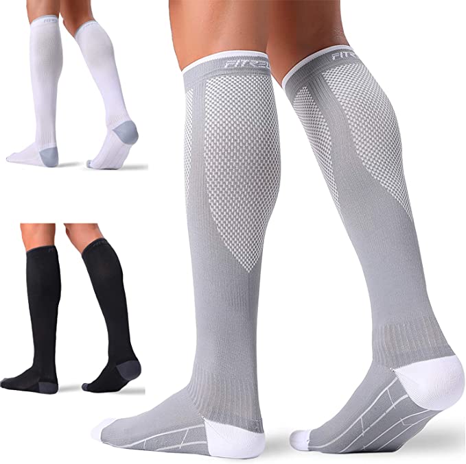 FITRELL + Circulation Compression Socks – 3 Pairs