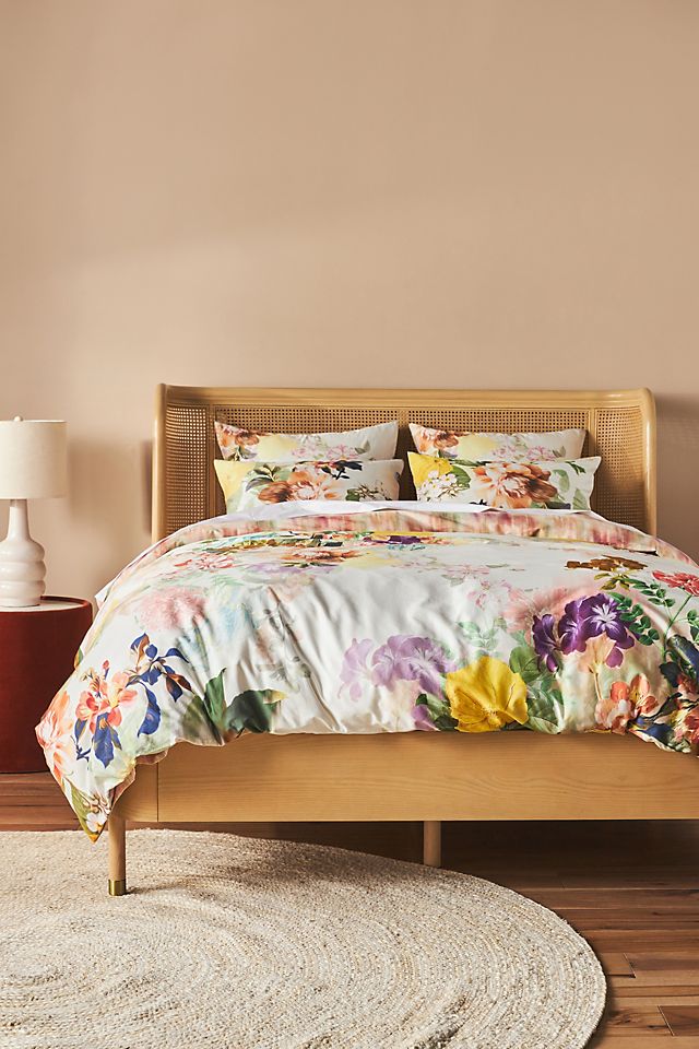Anthropologie Heatherfield Rattan Bed