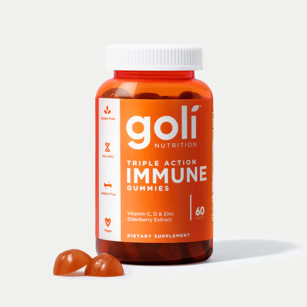 Goli + Triple Action Immune Gummies