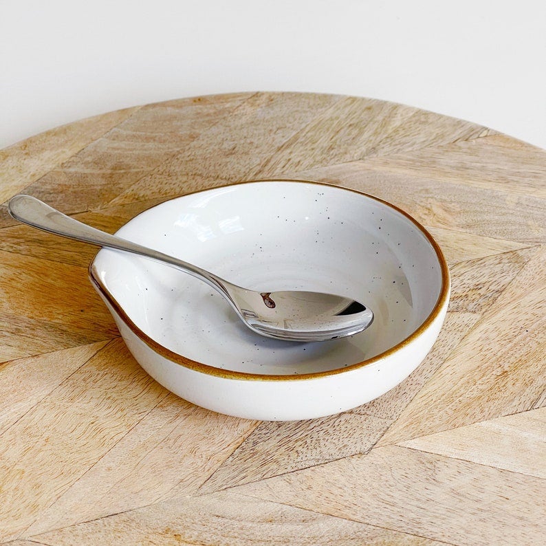 Oikku + Off White Ceramic Spoon Dish