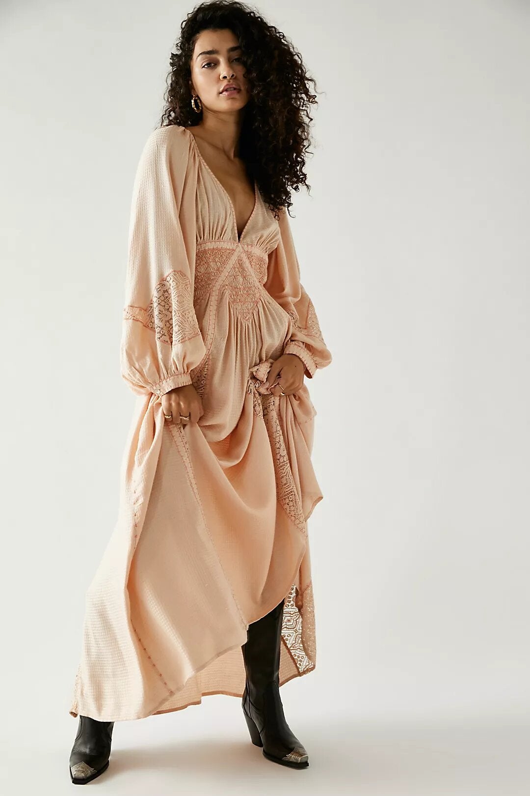 Free People + Southwest Lace Maxi Dress