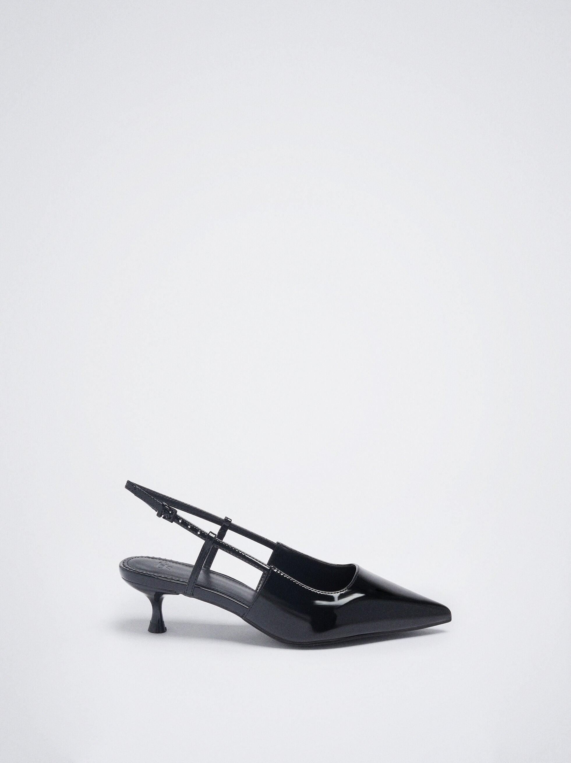 Parfois + Patent Finish Slingback High Heel Shoes