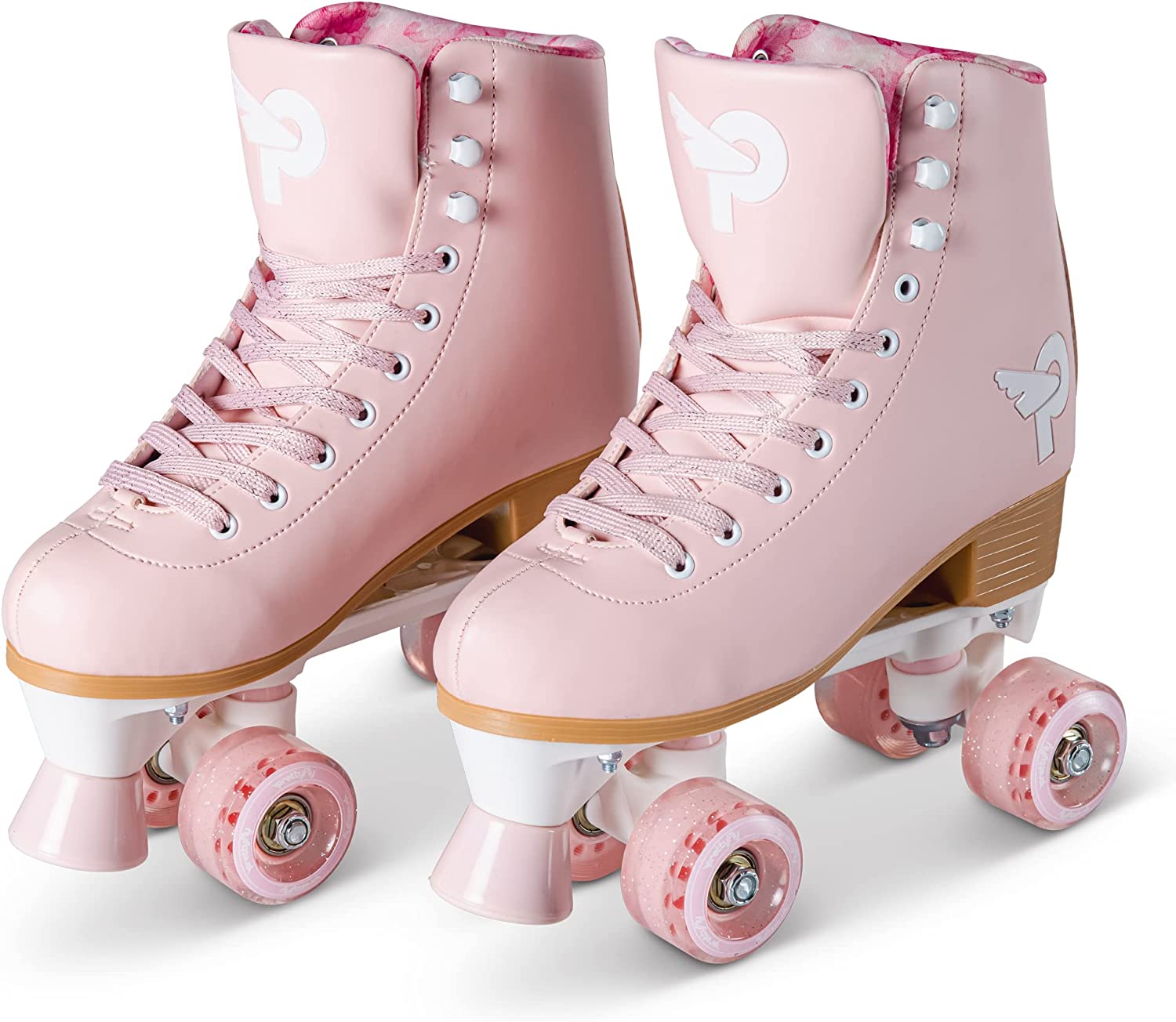 Yvolution + Prettyfly High-Top Quad Skates Four-Wheel Retro Roller Skates