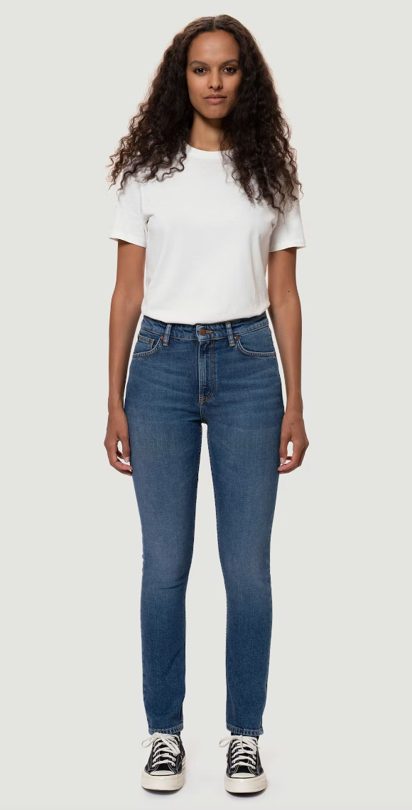 Nudie Jeans + Mellow Mae Blue Mud