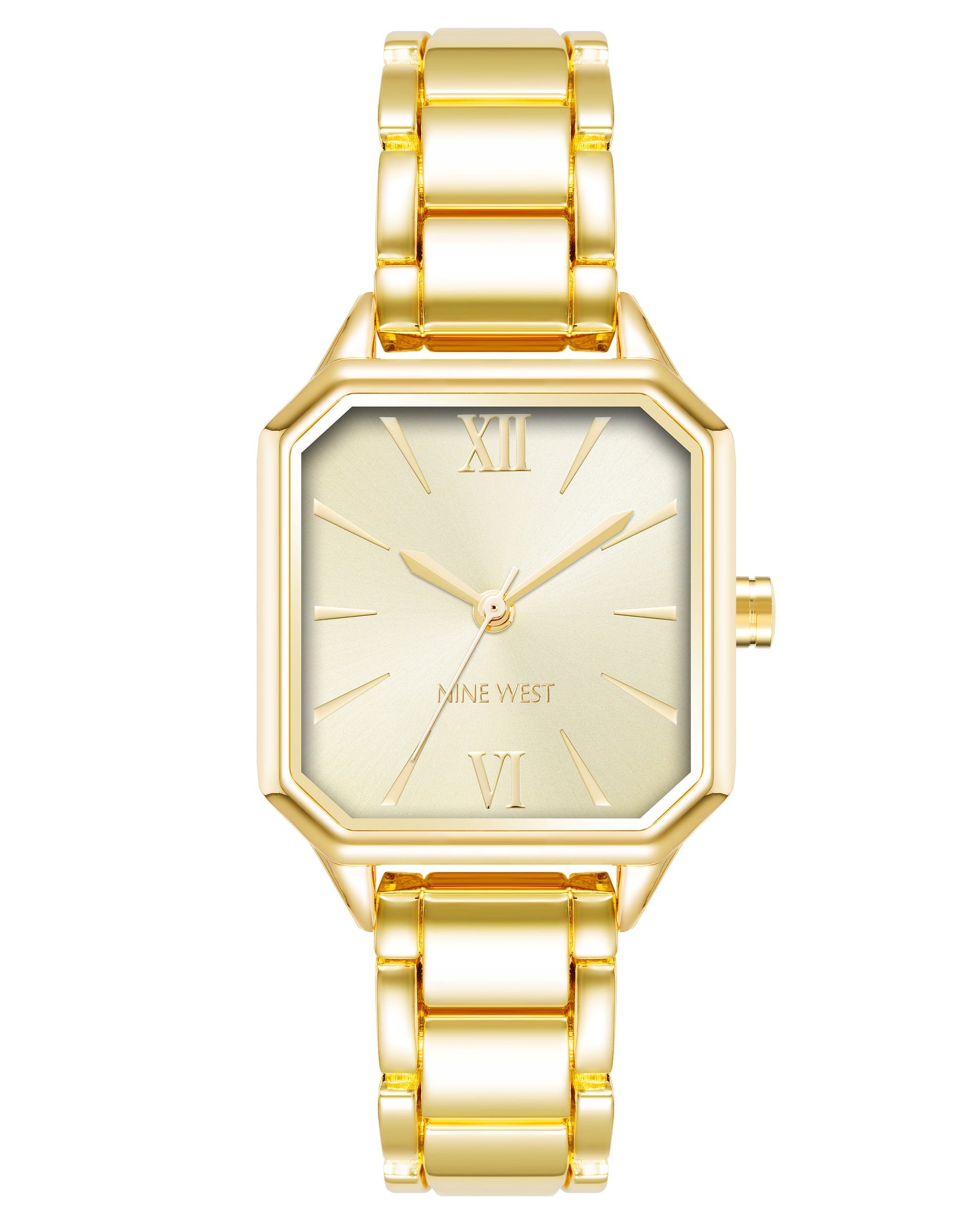 Nine West + Square Case Bracelet Watch