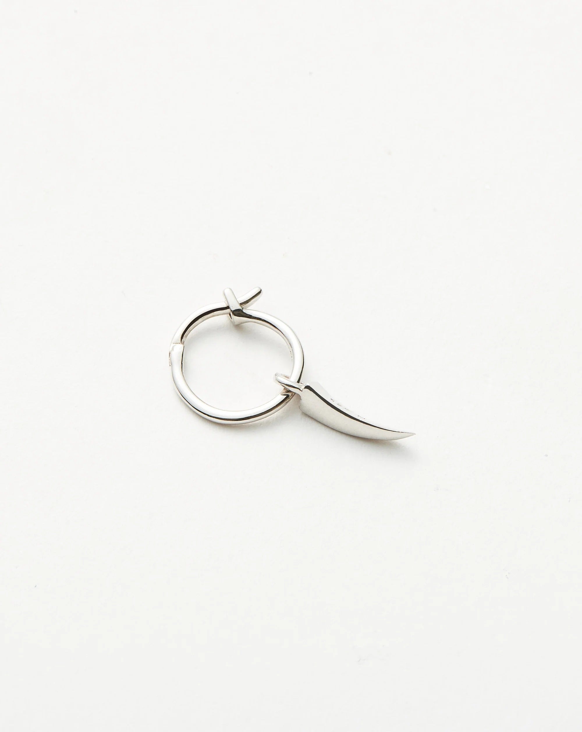 Missoma + Silver Mini Claw Charm Hoop