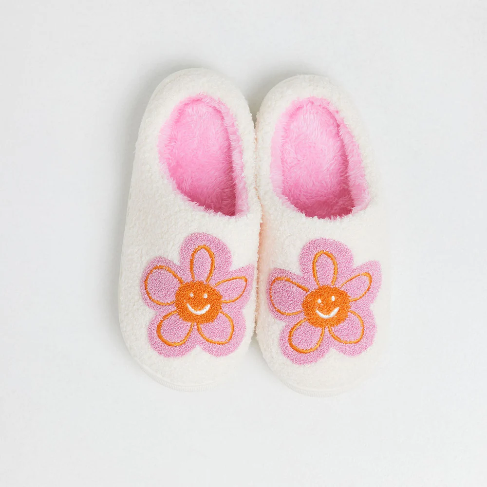 Oodie + Happy Flowers Snuggle Slippers