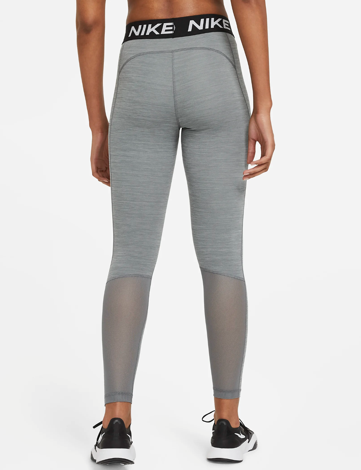 Nike + Mid-Rise Mesh-Paneled Leggings