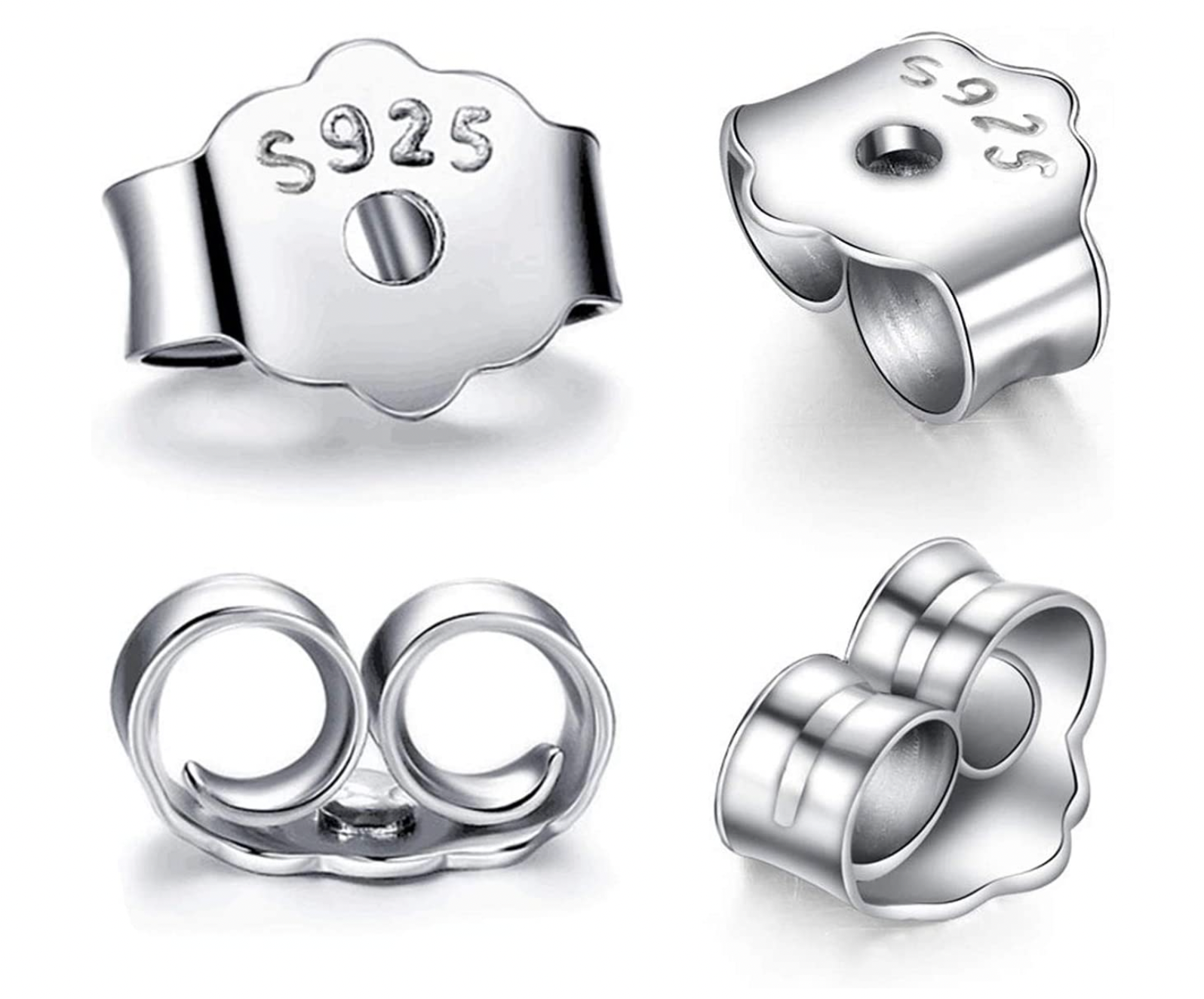 Hollosport + Sterling Silver Earring Backs Replacements