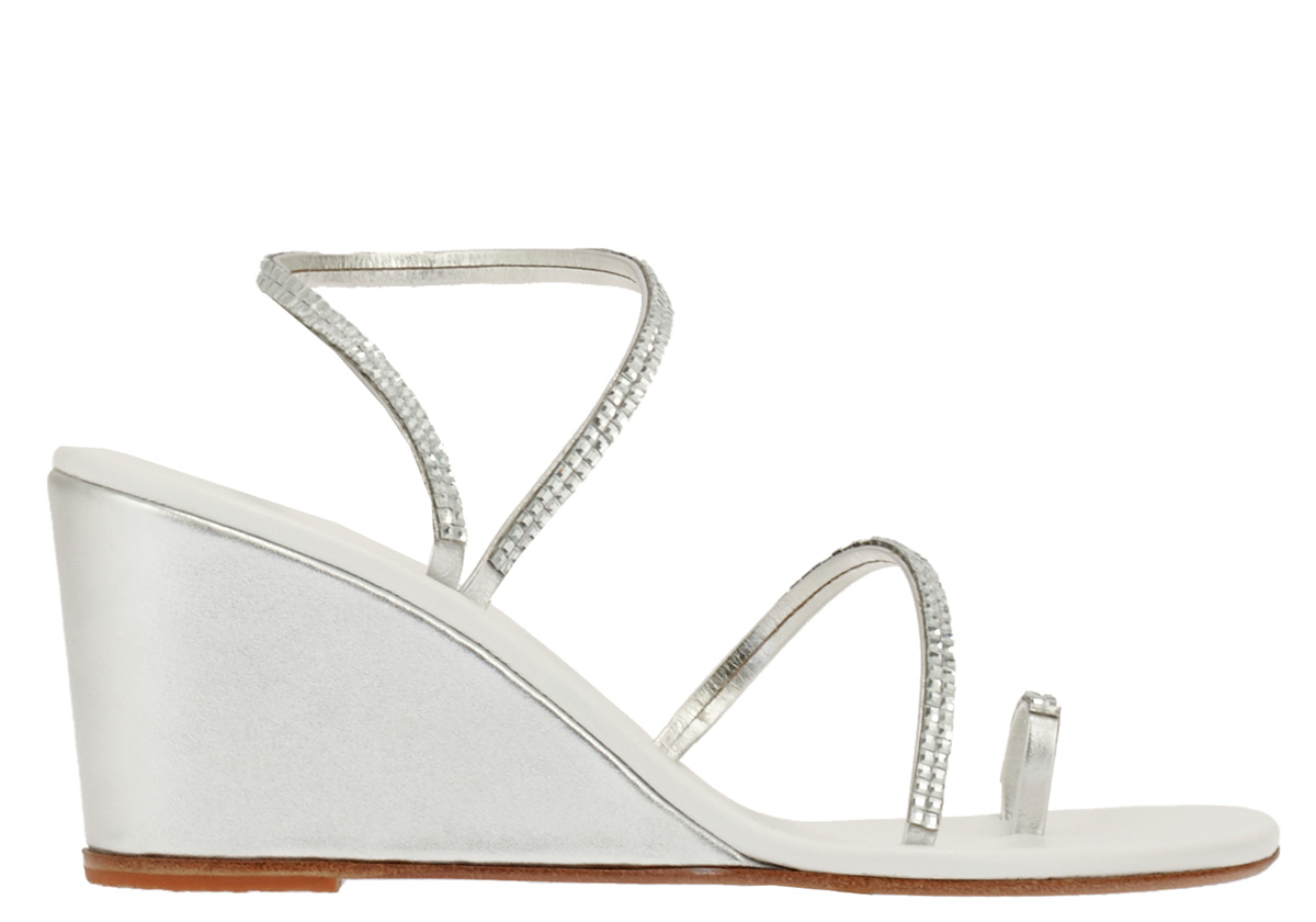 Ancient Greek Sandals + Eleftheria Bridal Mid Wedge