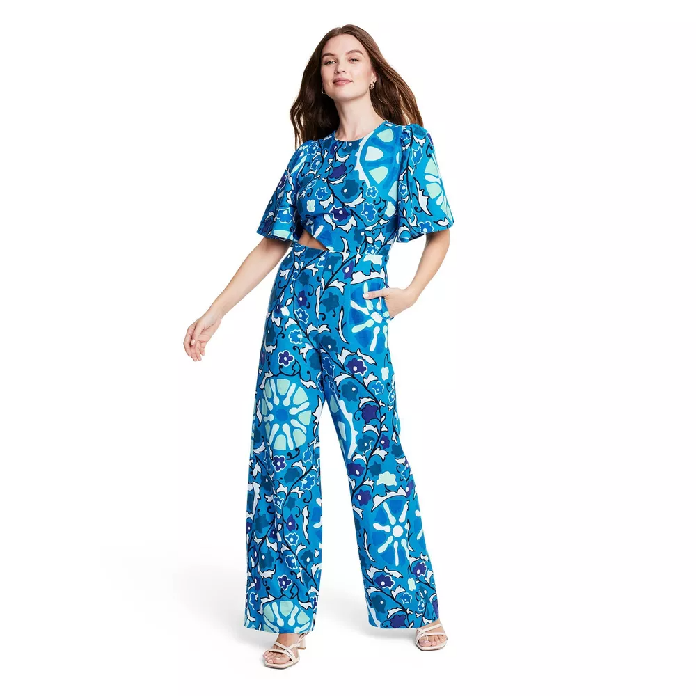 RHODE x Target + Zinnia Floral Print Jumpsuit