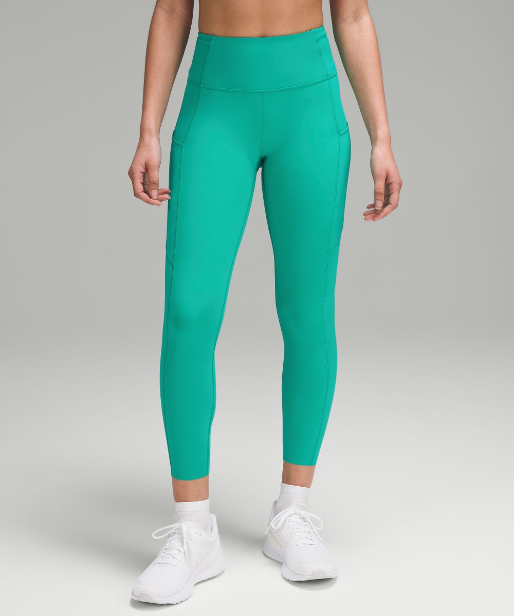 Lululemon + Fast and Free Tights mit hohem Bund, 63,5 cm