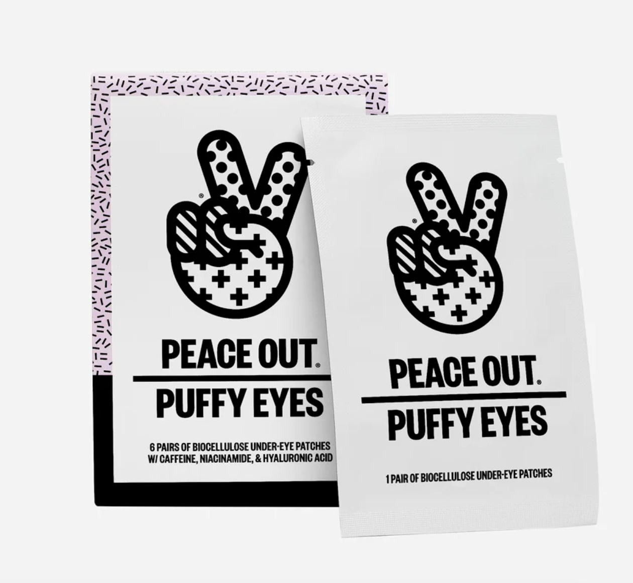 Peace Out + Peace Out Puffy Eyes