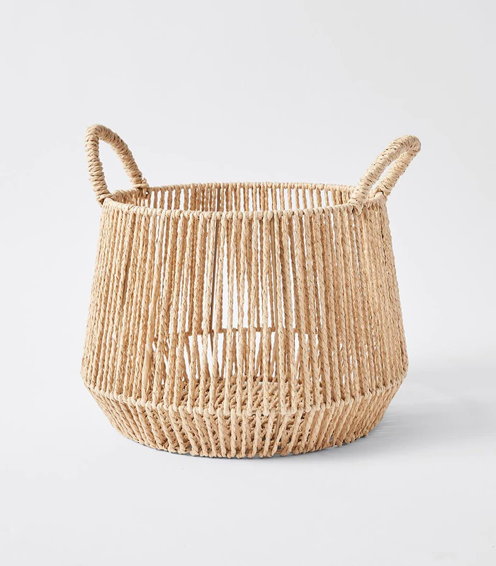 Target + Natural Small Round Paper Cord Basket