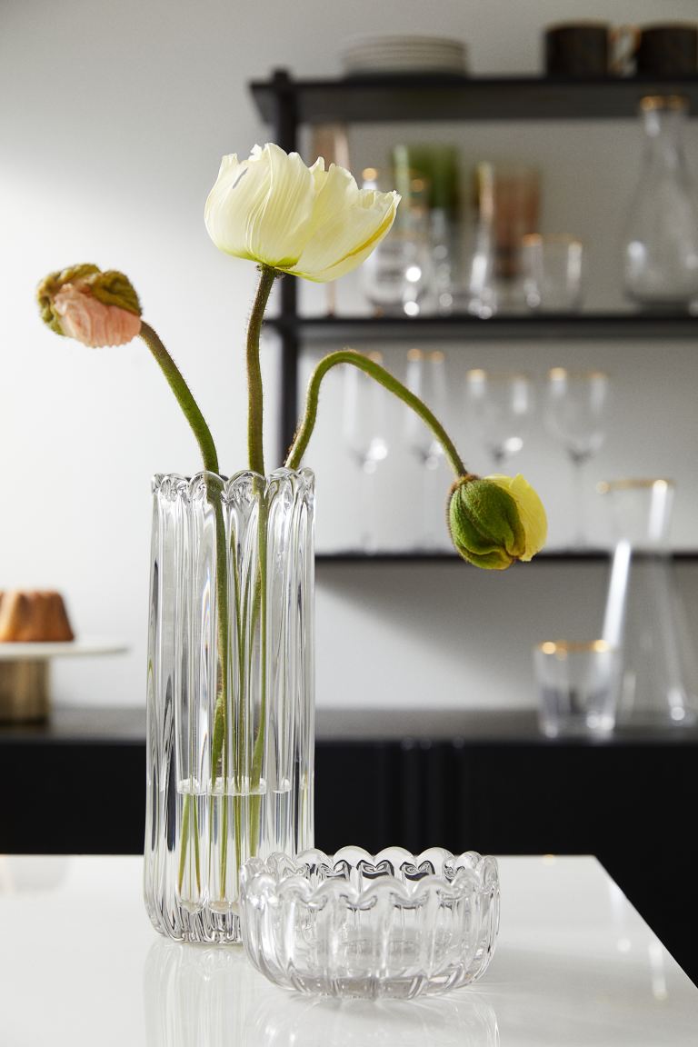 H&M + Tall Glass Vase