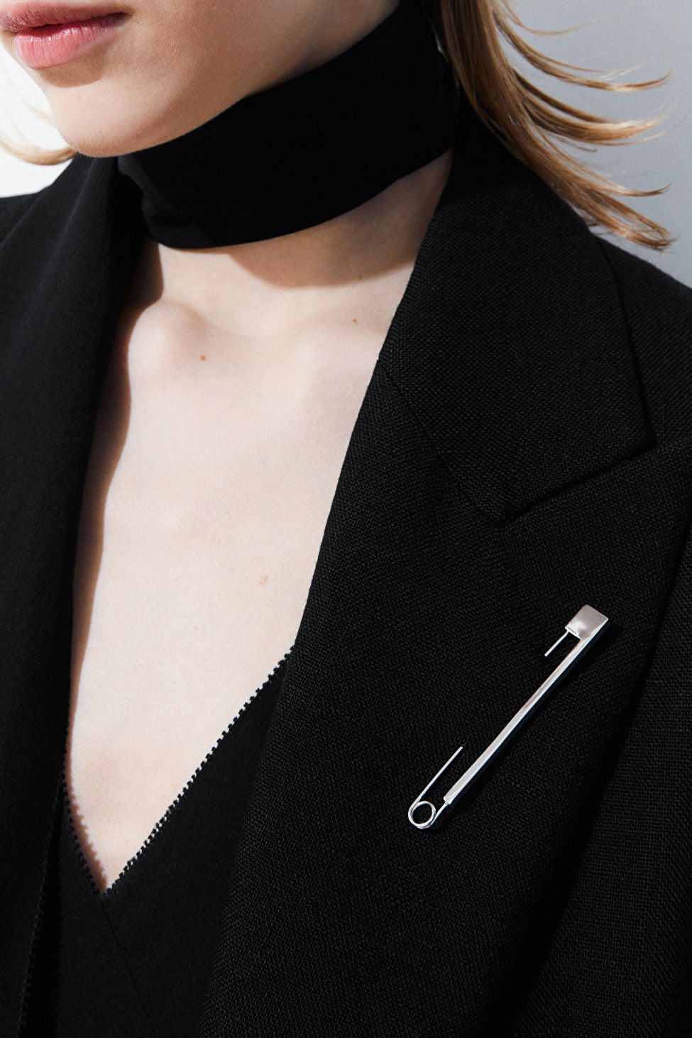 COS ATELIER + The Silver-Tone Pin Brooch