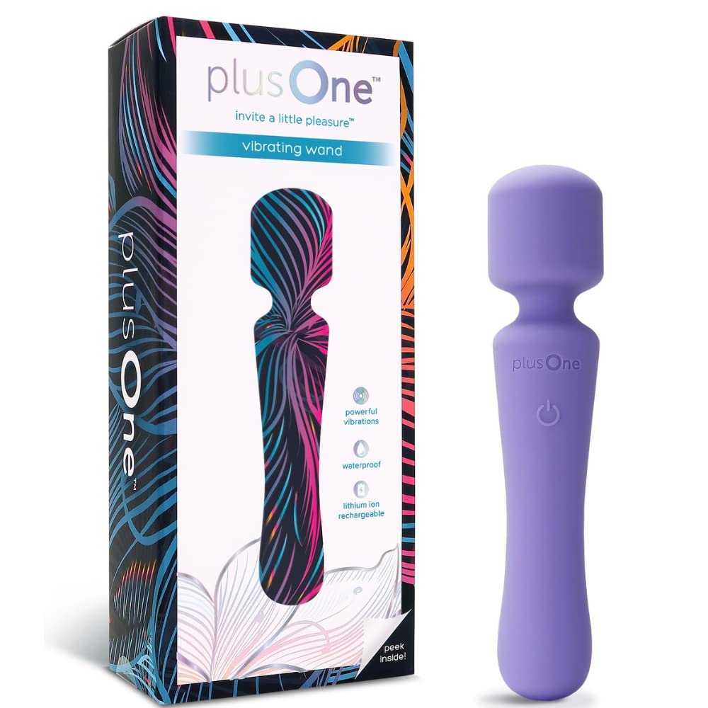 plusOne + Vibrating Wand Massager