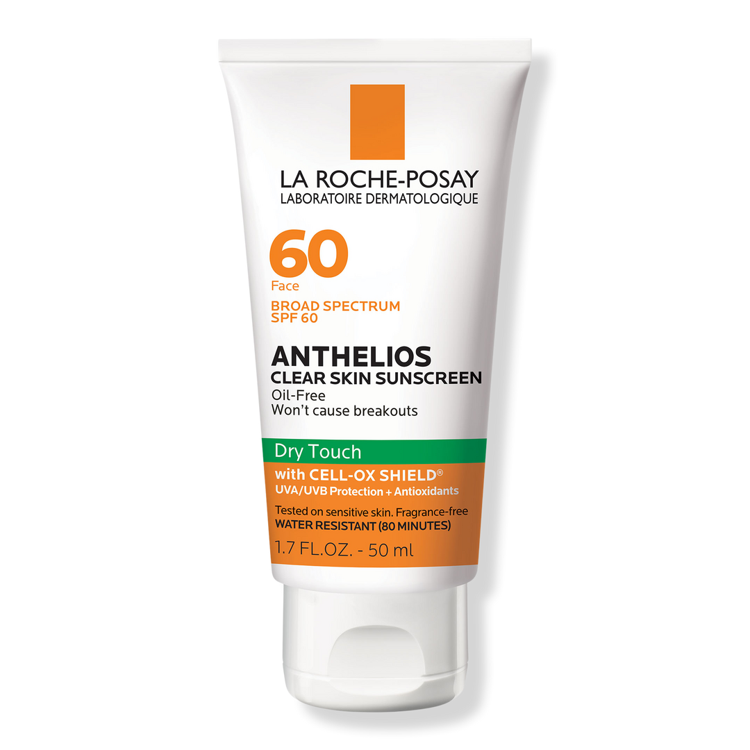 La Roche-Posay + Anthelios Clear Skin Dry Touch Face Sunscreen SPF 60