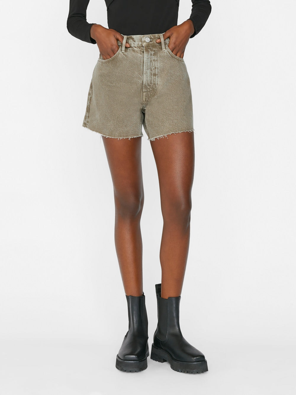 FRAME Denim + Le Super High Short