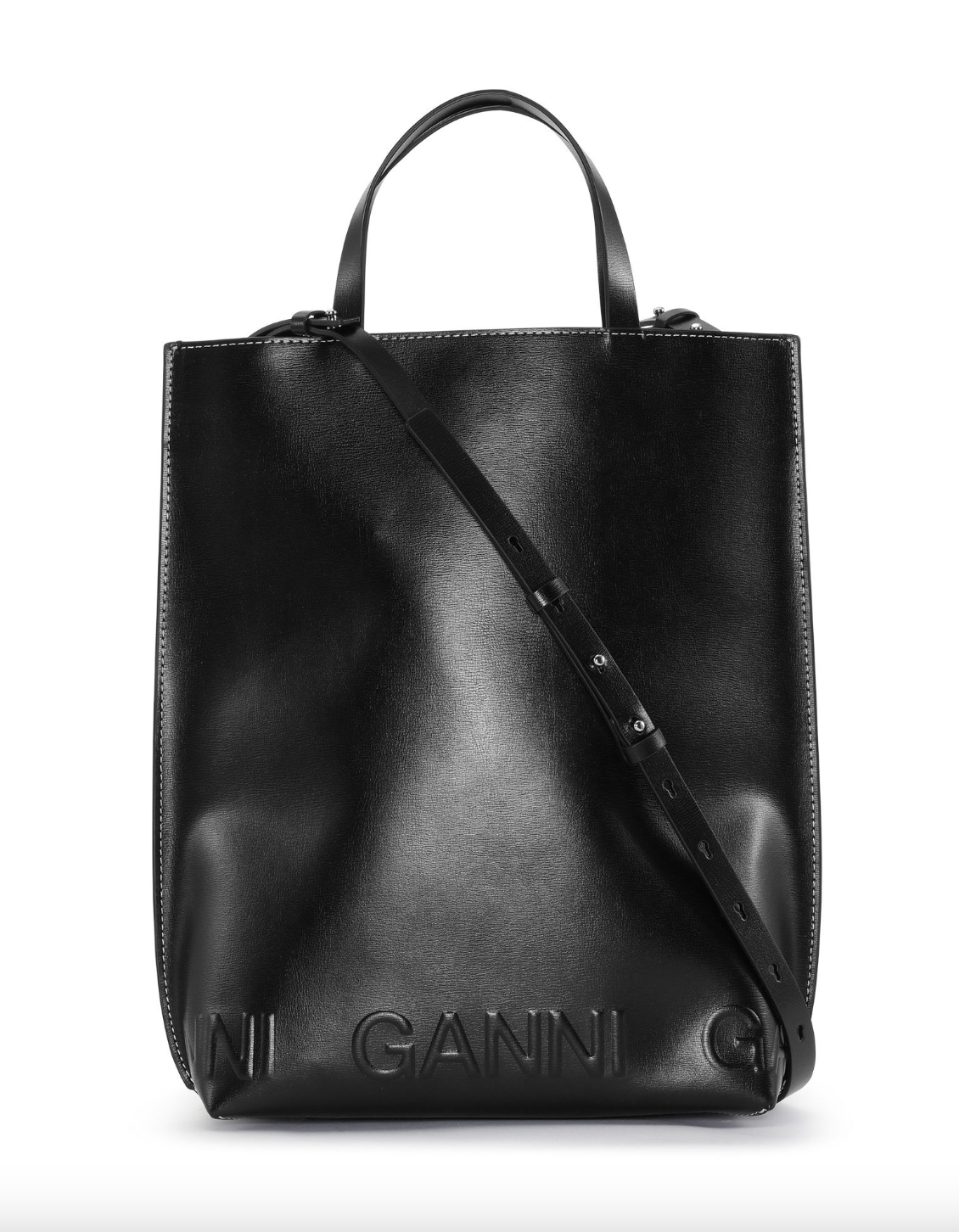 Ganni + Medium Tote Bag