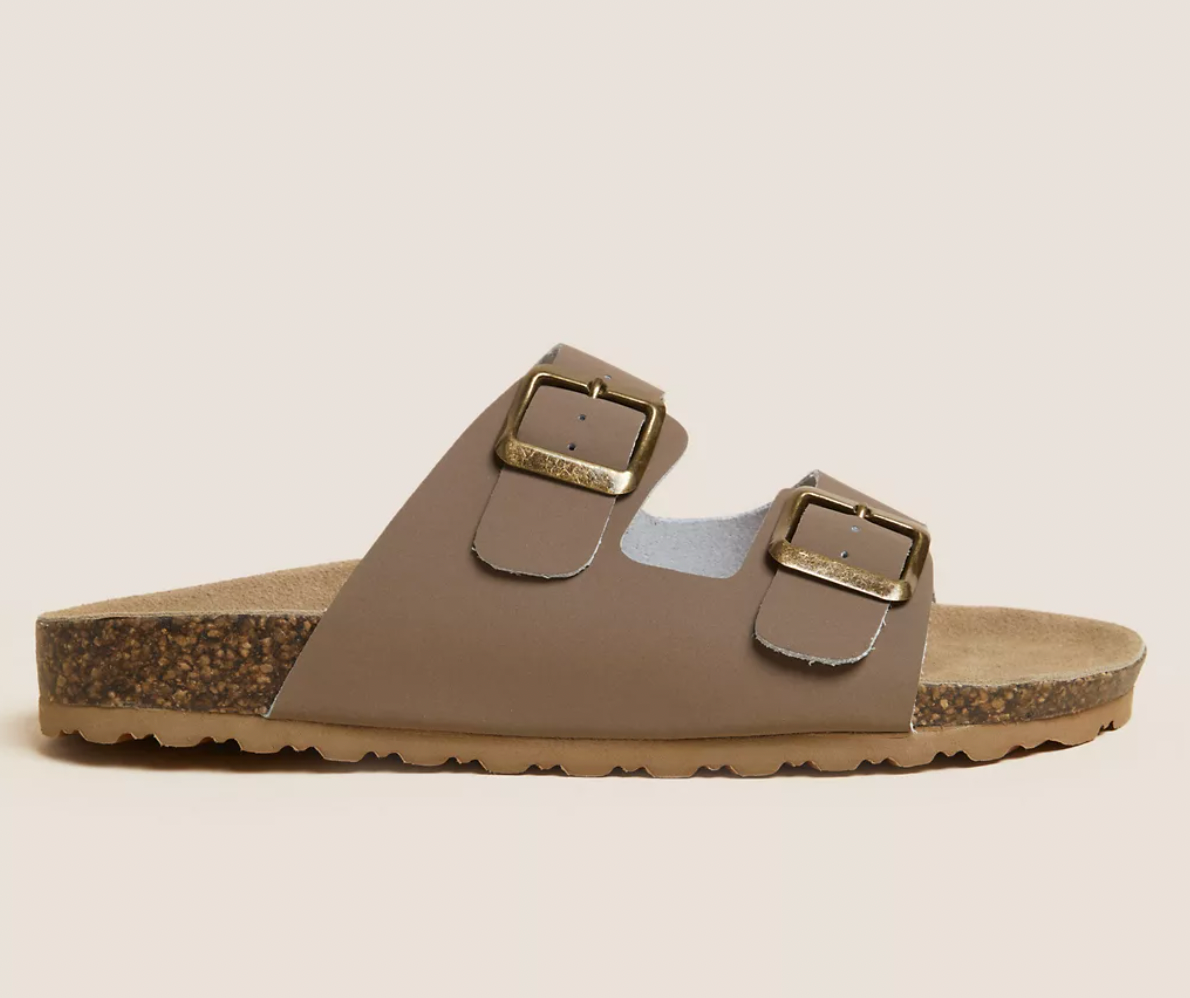 Marks & Spencer + Leather Footbed Sandals