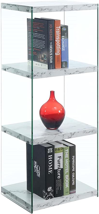 Convenience Concepts + SoHo 4-Tier Tower Bookcase