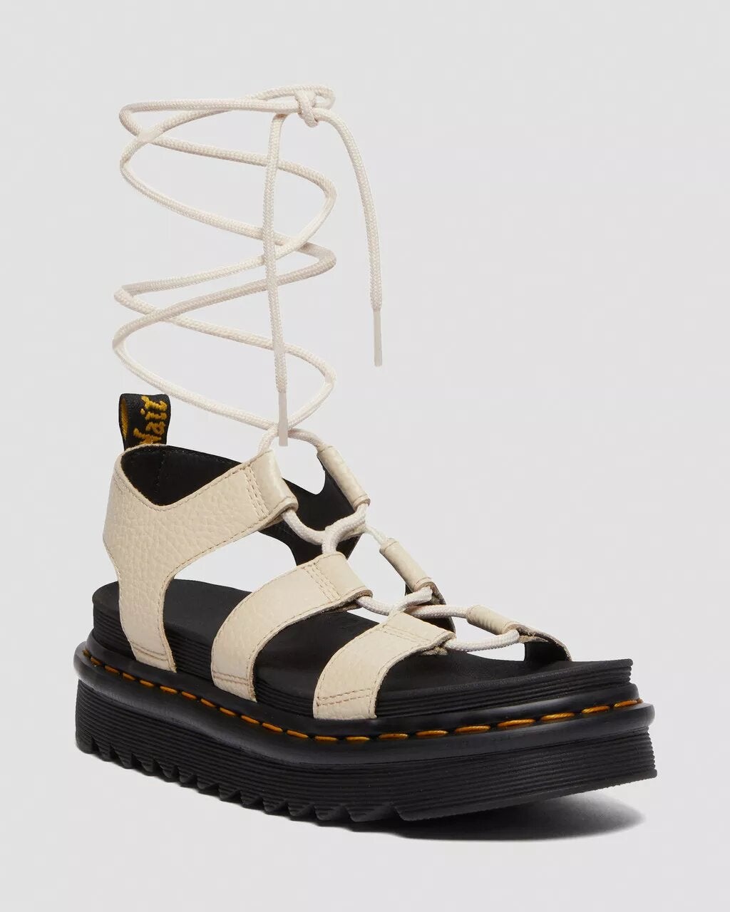 Dr Martens + Natilla Milled Nappa Leather Gladiator Sandals