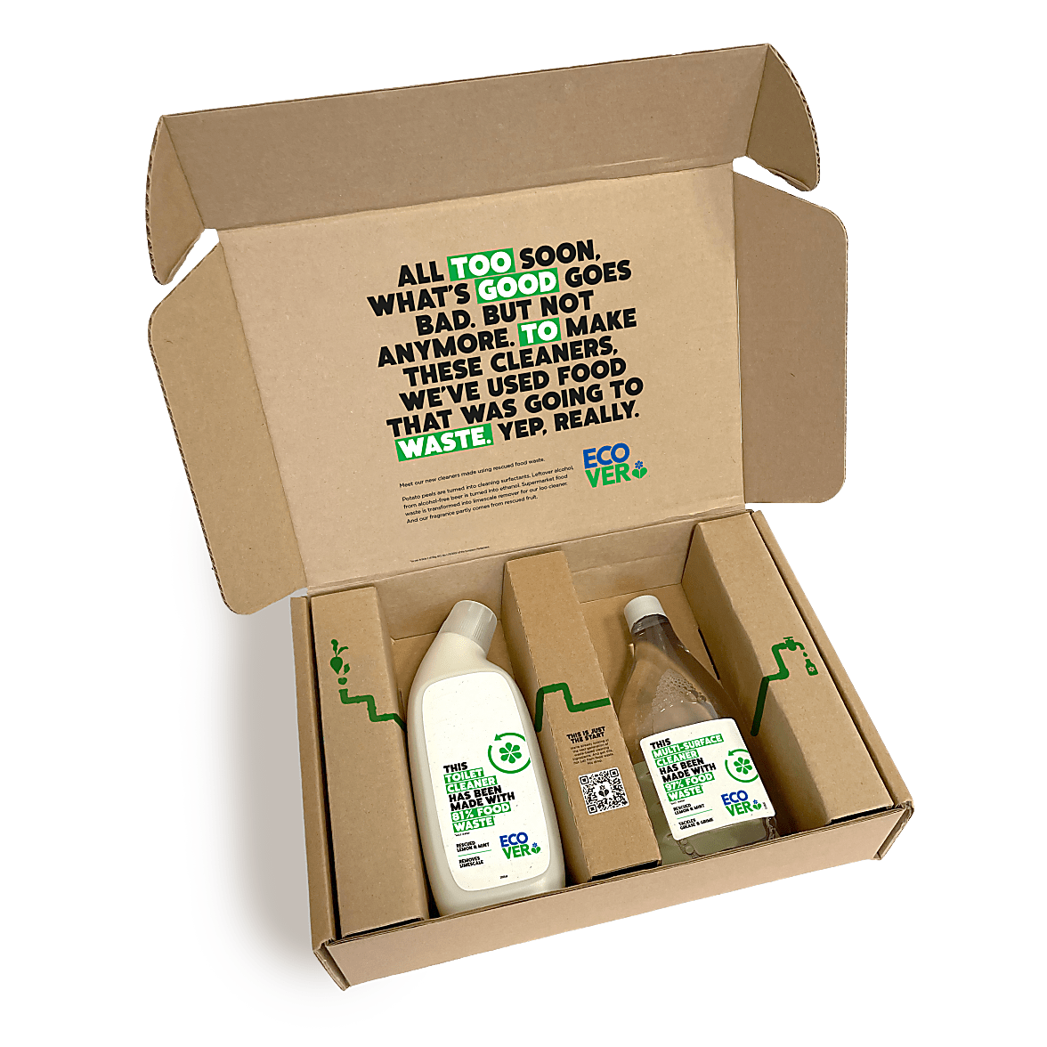 Ecover + Limited Edition Too Good To Waste Cleaners