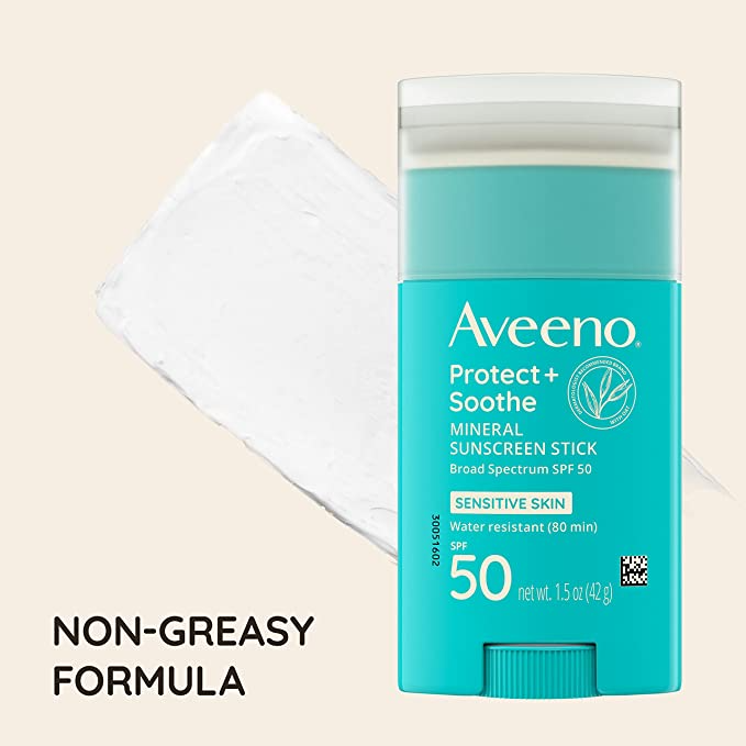 Aveeno + Protect + Soothe Mineral Sunscreen Stick SPF 50