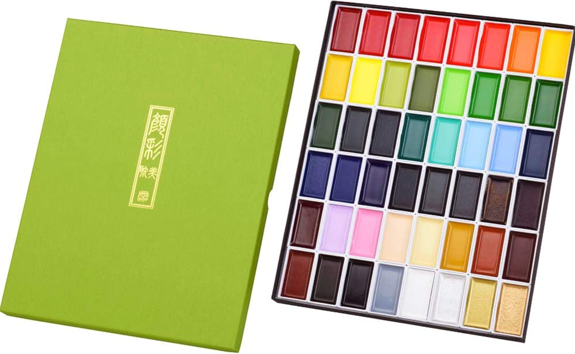 Kuretake + Zig Gansai Tambi Watercolor Set (48 Colour Set)