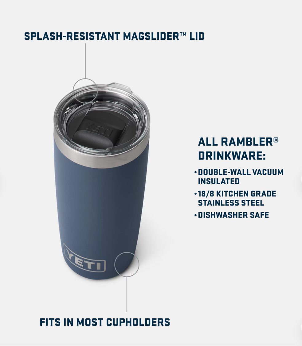 YETI + 10 oz Rambler Tumbler