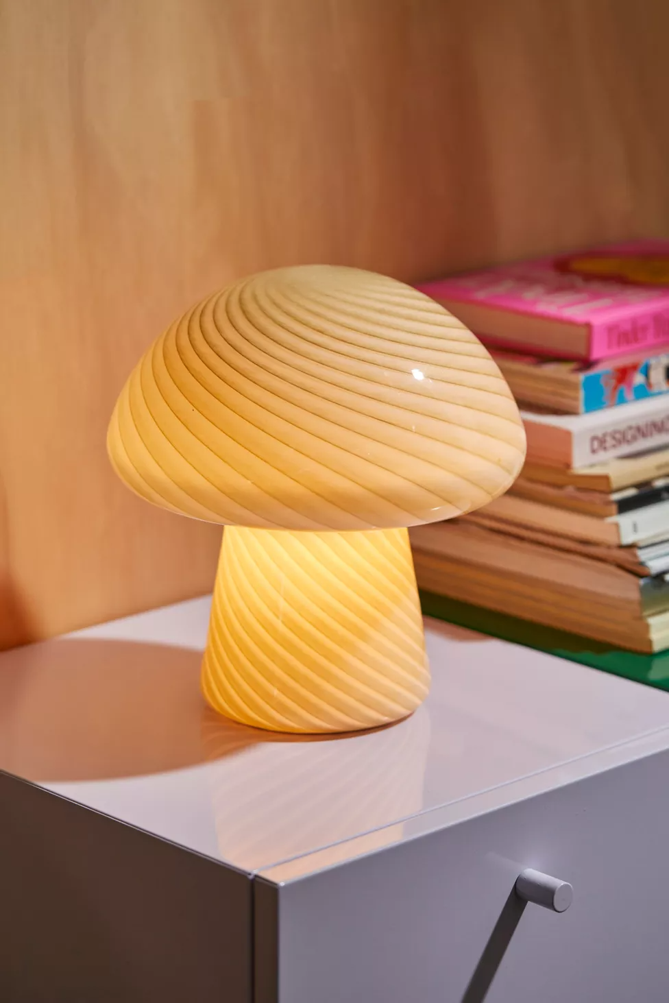 Urban Outfitters + Mushroom Glass Table Lamp