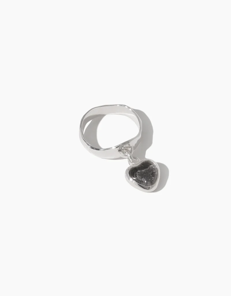 CLED + Heart Dangling Ring