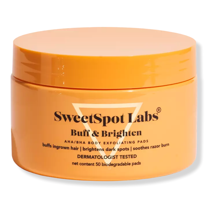 SweetSpot Labs + Buff & Brighten Body Exfoliating Pads with AHA | BHA ...