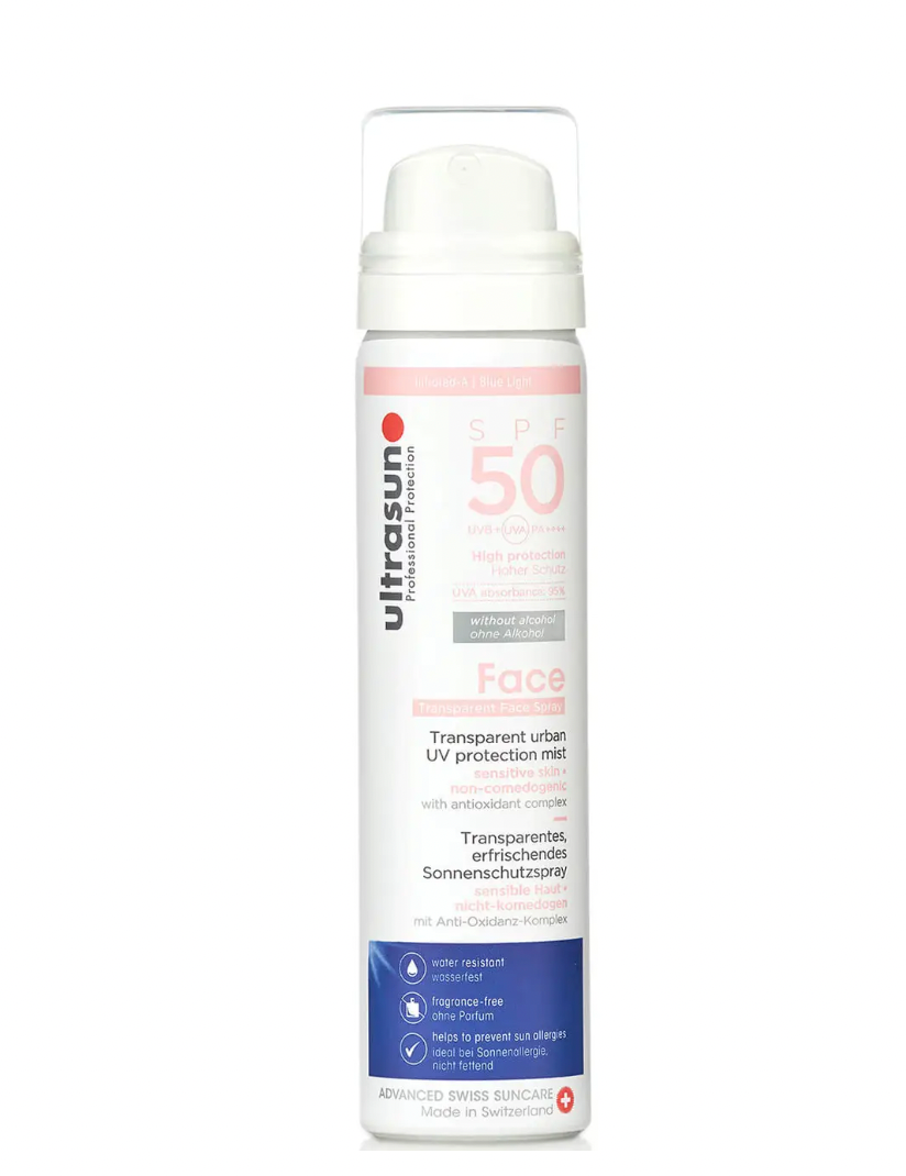 Ultrasun + SPF50 UV Face & Scalp Mist 75ml