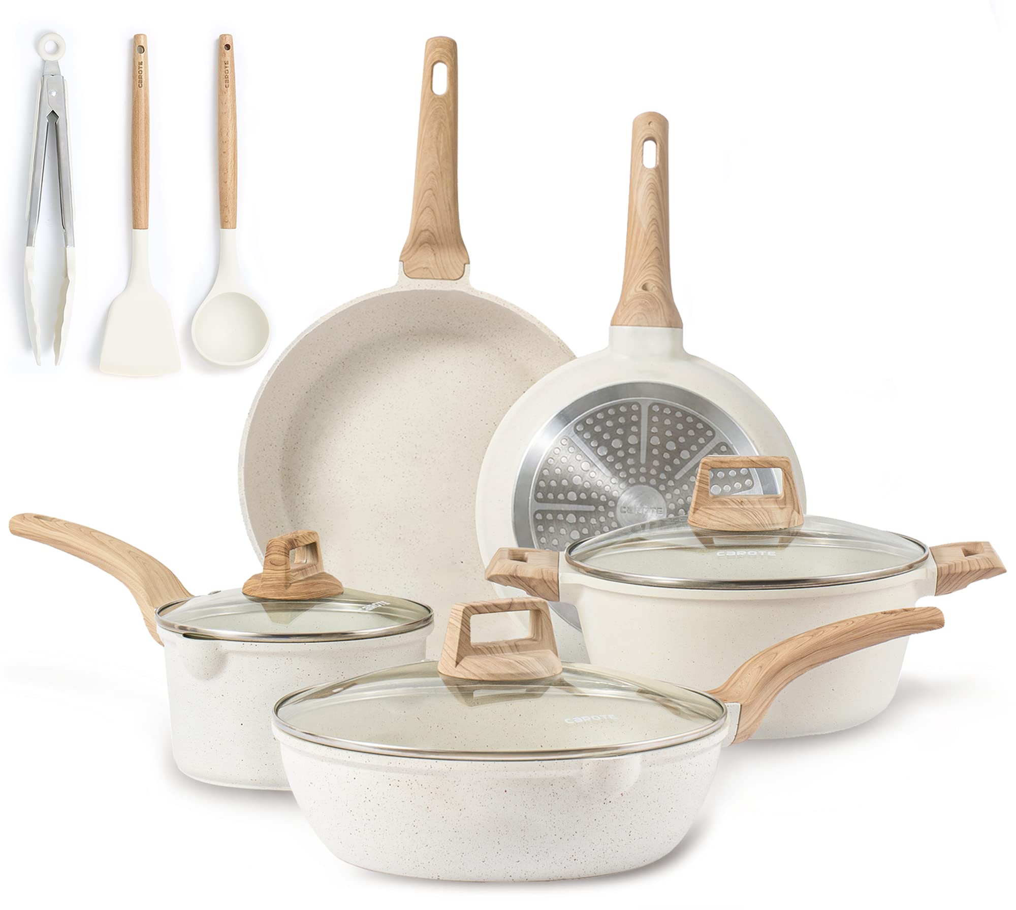 CAROTE + Pots and Pans Set Nonstick