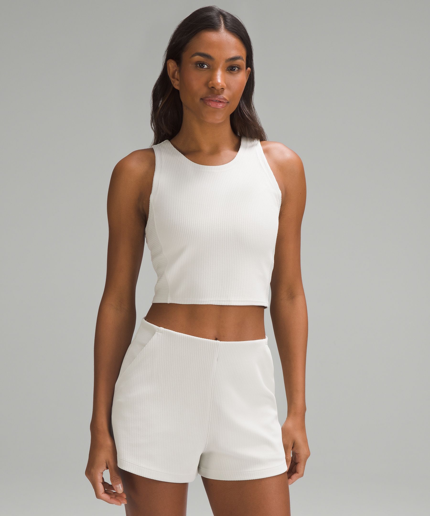 Lululemon + Ribbed Softstreme Cropped Tank Top