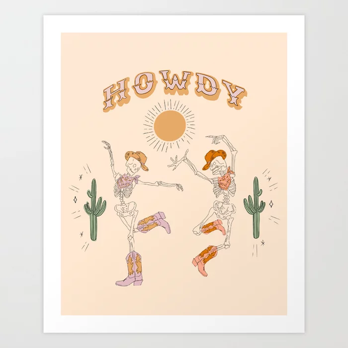 Shanasart + Howdy Art Print