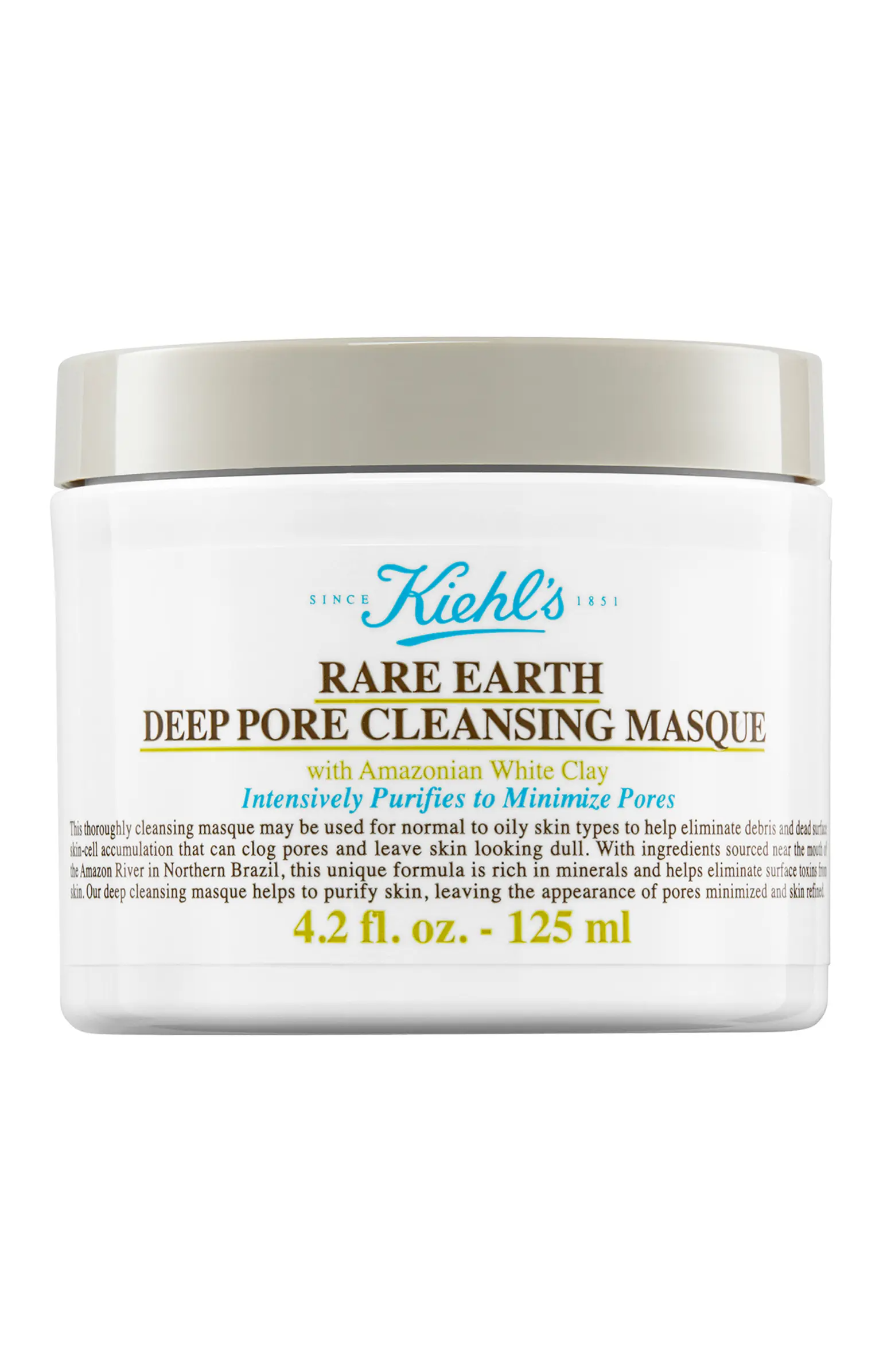 Kiehl’s + Rare Earth Deep Pore Cleansing Face Mask