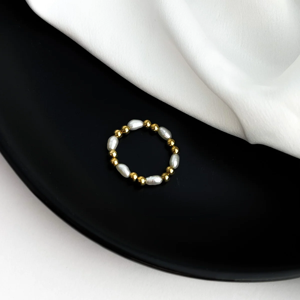 Flaire & Co. + Adjustable Pearl Ring