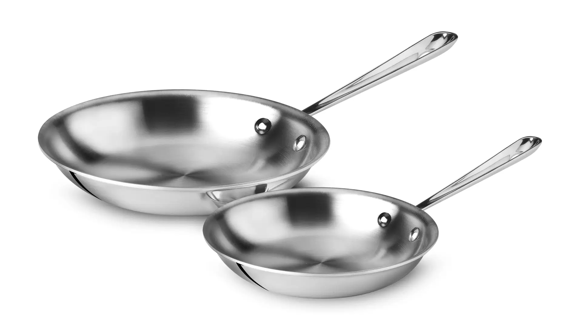 All-Clad + 8-inch and 10-inch Fry Pan Set/Stainless
