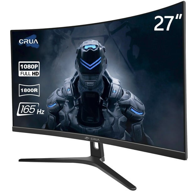 CRUA + 27″ 144Hz/165Hz Curved Gaming Monitor