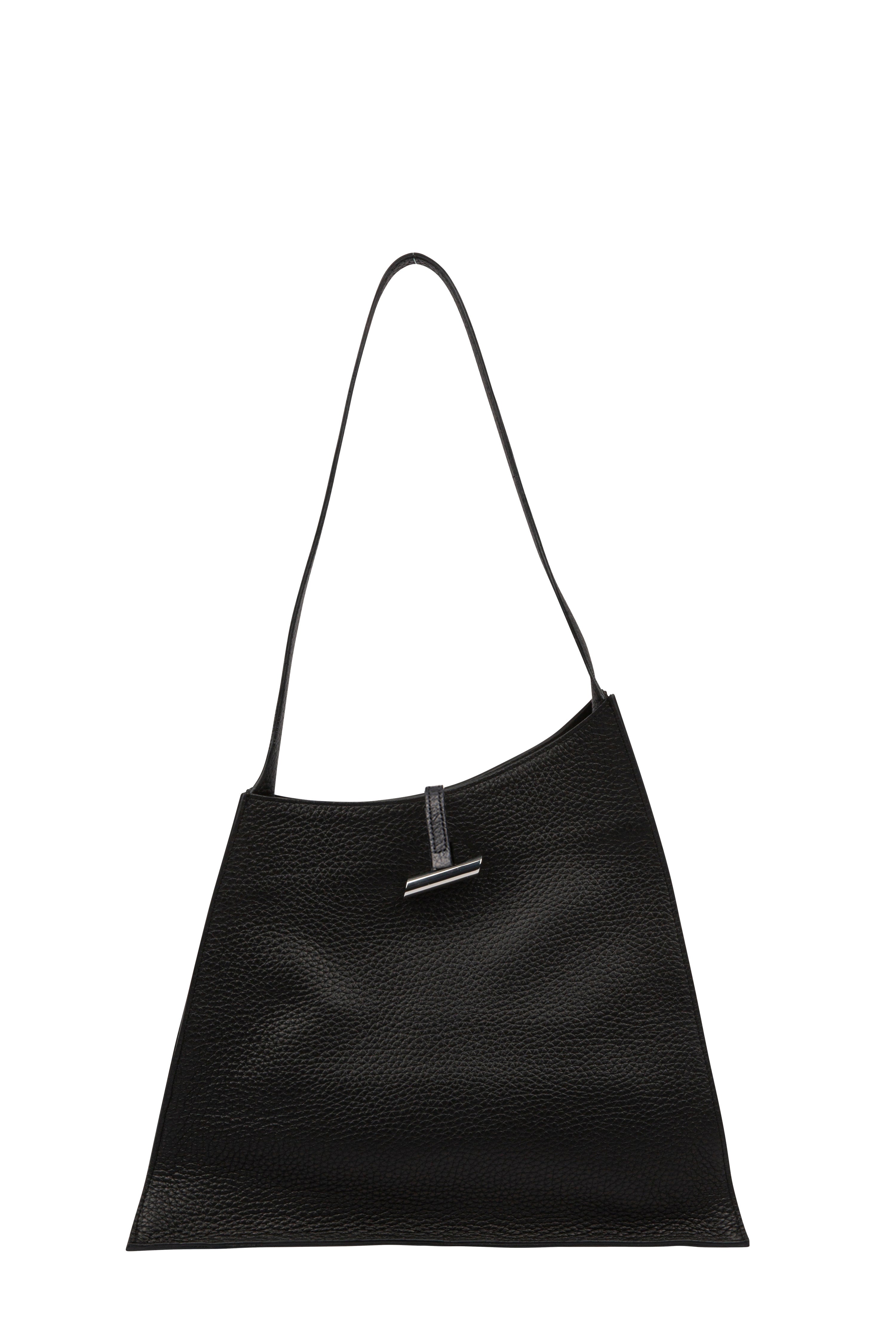 Little Liffner + Slanted Hobo Bag Black